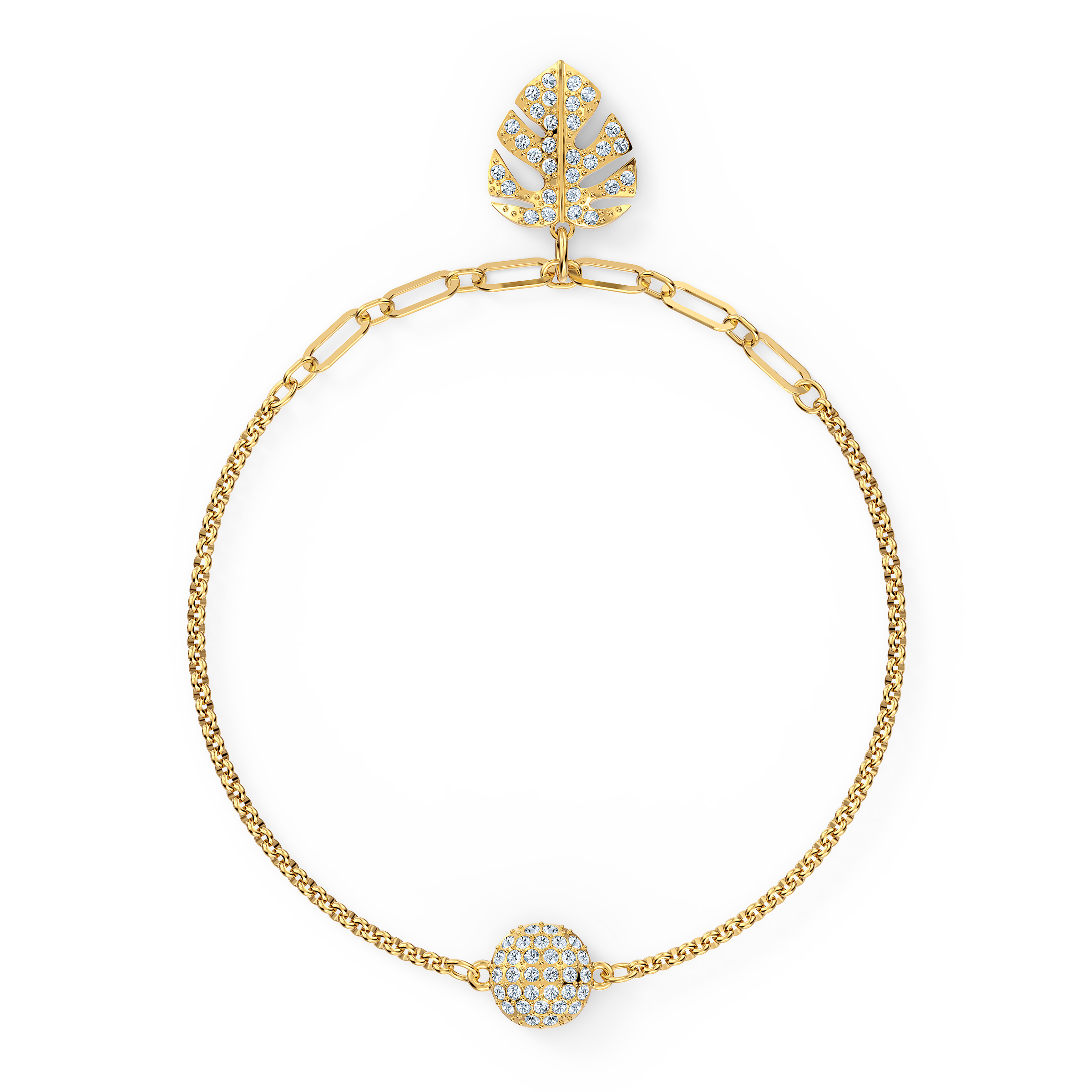 Buy Swarovski Swarovski Remix Collection Tropical Leaf Strand, White ...